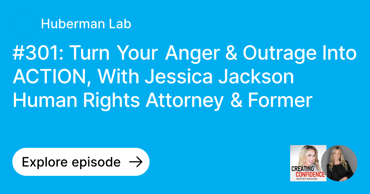Episode: #301: Turn Your Anger & Outrage Into ACTION, With Jessica ...