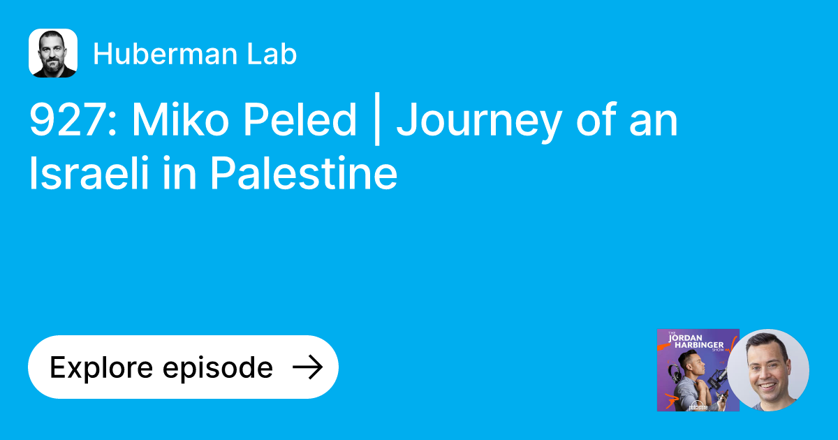 Episode: 927: Miko Peled | Journey of an Israeli in Palestine | Ask ...