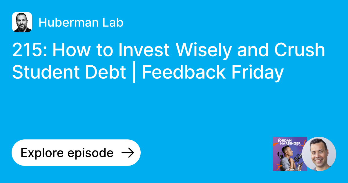 Episode: 215: How to Invest Wisely and Crush Student Debt | Feedback ...