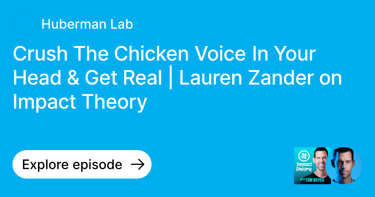 Episode: Crush The Chicken Voice In Your Head & Get Real | Lauren ...