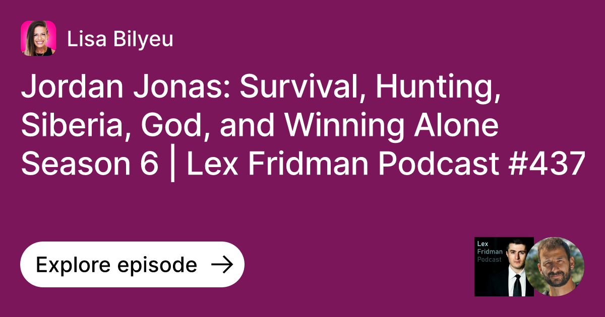 Jordan Jonas: Survival, Hunting, Siberia, God, and Winning Alone Season ...