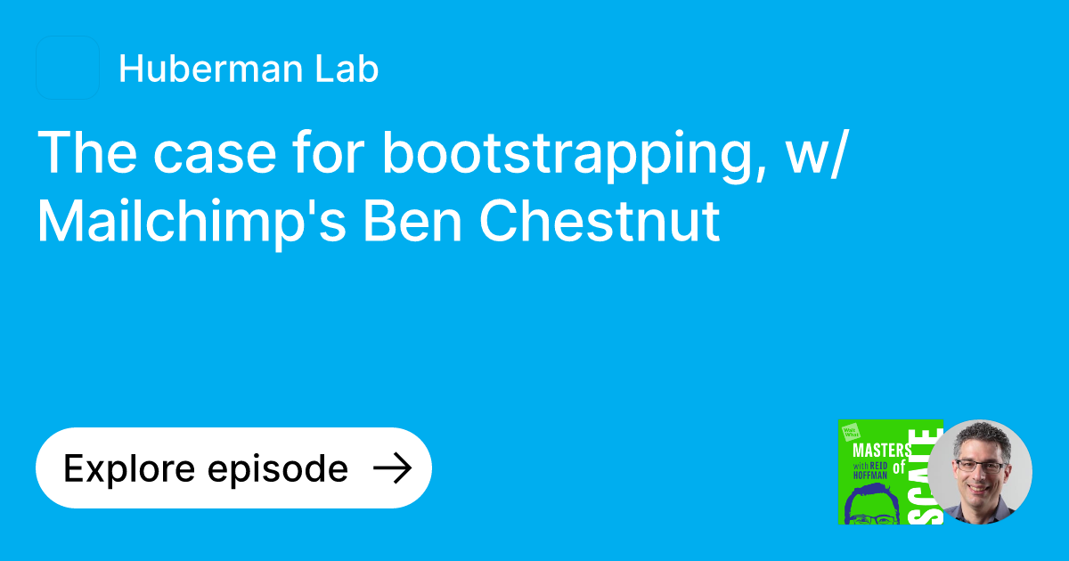 Episode: The case for bootstrapping, w/Mailchimp's Ben Chestnut | Ask ...