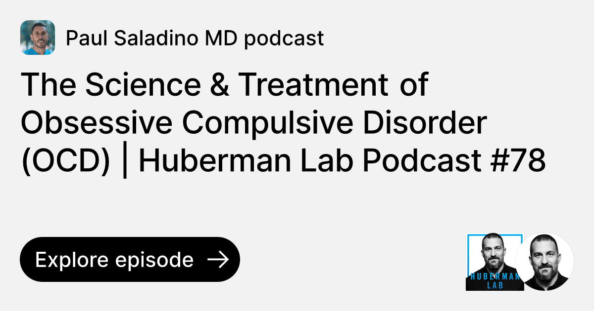 The Science & Treatment of Obsessive Compulsive Disorder (OCD ...