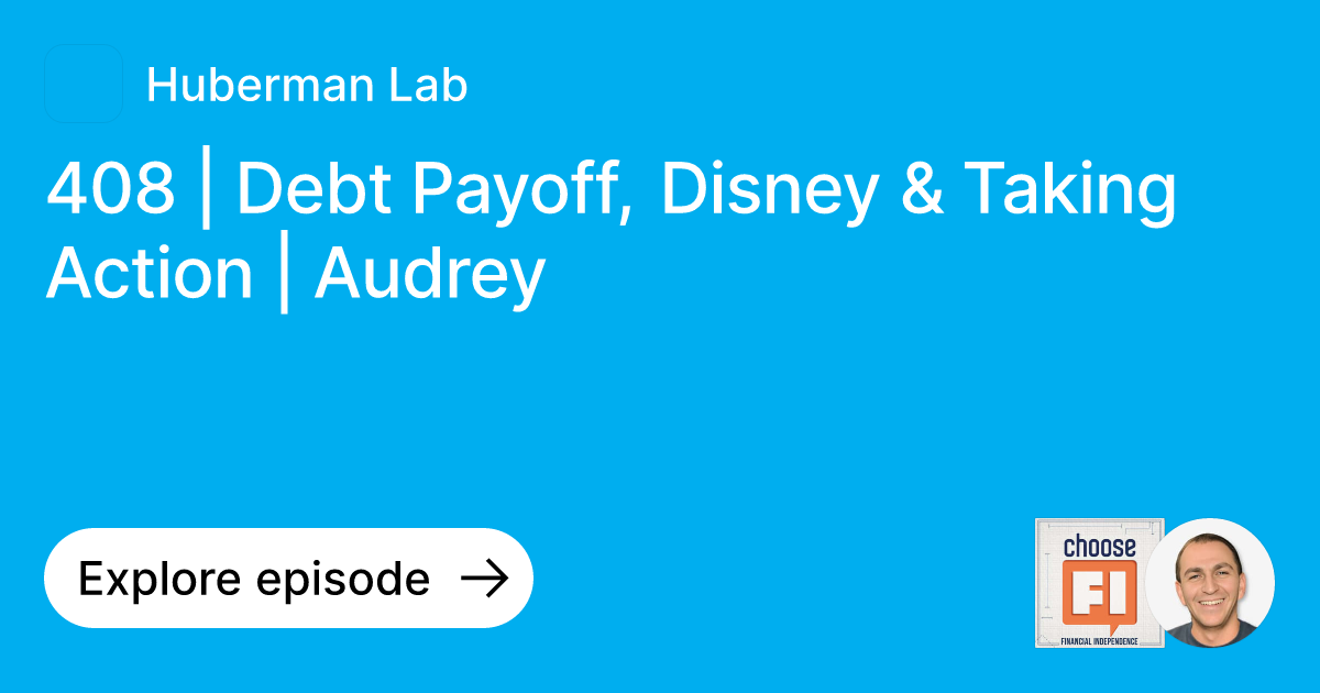 Episode: 408 | Debt Payoff, Disney & Taking Action | Audrey | Ask ...