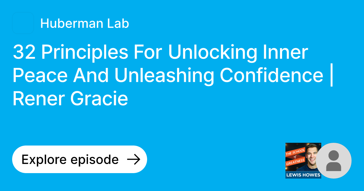 Episode: 32 Principles For Unlocking Inner Peace And Unleashing ...