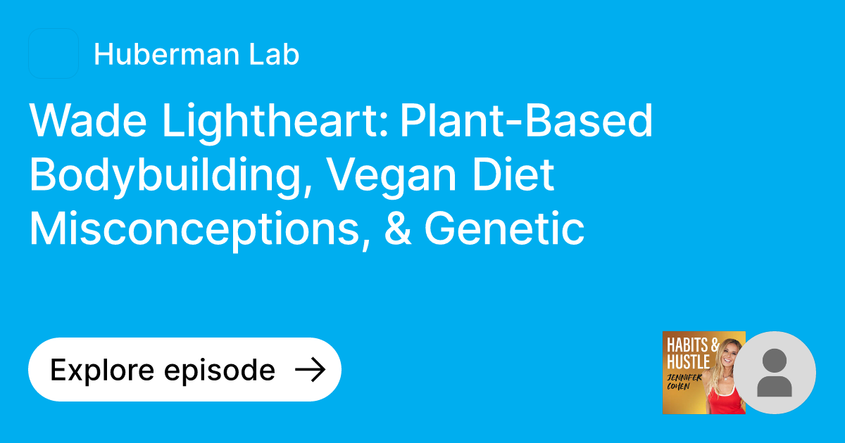 Episode: Wade Lightheart: Plant-Based Bodybuilding, Vegan Diet ...