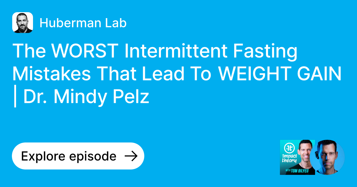 Episode: The WORST Intermittent Fasting Mistakes That Lead To WEIGHT ...