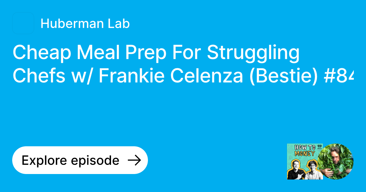 Episode: Cheap Meal Prep For Struggling Chefs w/ Frankie Celenza ...