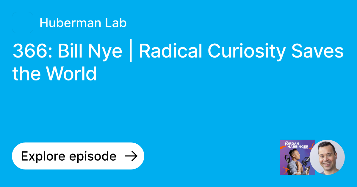 Episode: 366: Bill Nye | Radical Curiosity Saves the World | Ask ...