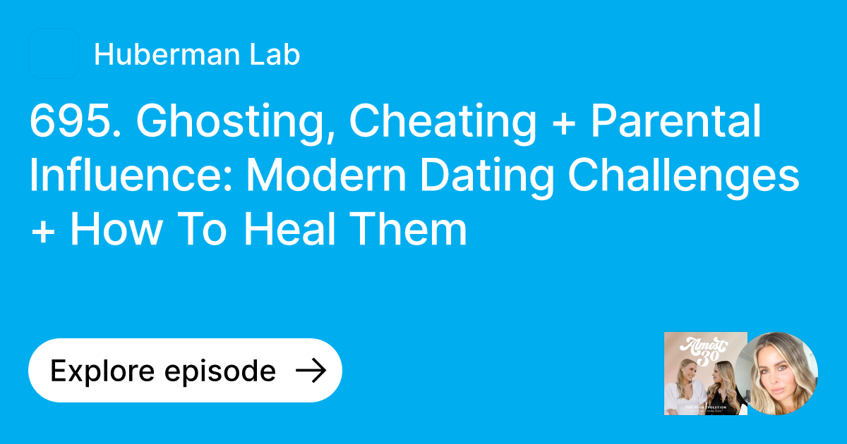 Episode: 695. Ghosting, Cheating + Parental Influence: Modern Dating Challenges + How To Heal ...