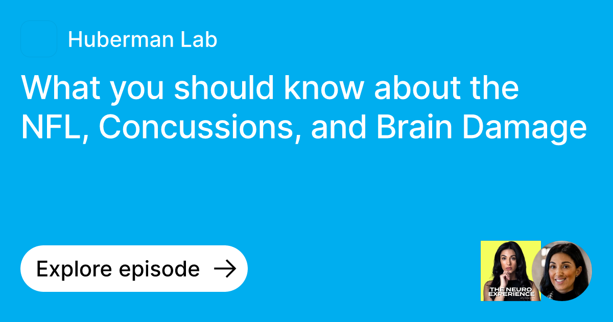 Episode: What you should know about the NFL, Concussions, and Brain ...