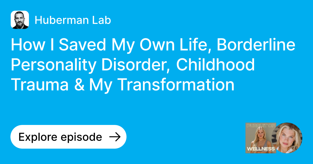 Episode: How I Saved My Own Life, Borderline Personality Disorder ...