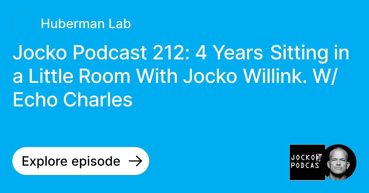 Episode: Jocko Podcast 212: 4 Years Sitting in a Little Room With Jocko ...