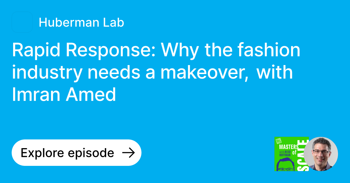 Episode: Rapid Response: Why the fashion industry needs a makeover ...