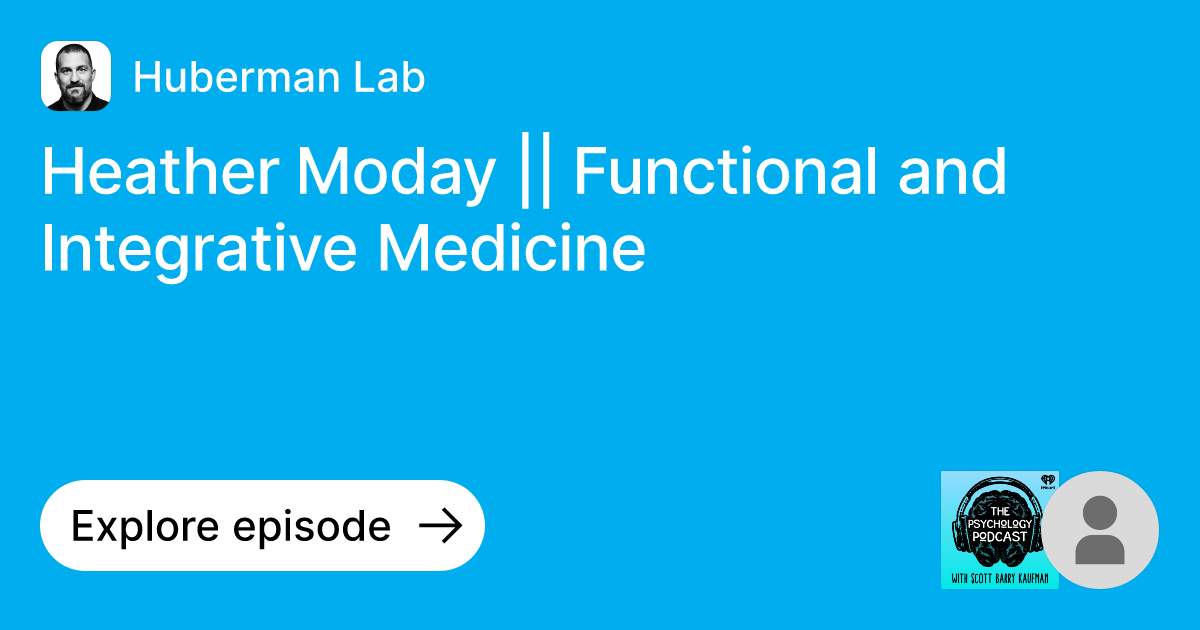 Episode: Heather Moday || Functional and Integrative Medicine | Ask ...