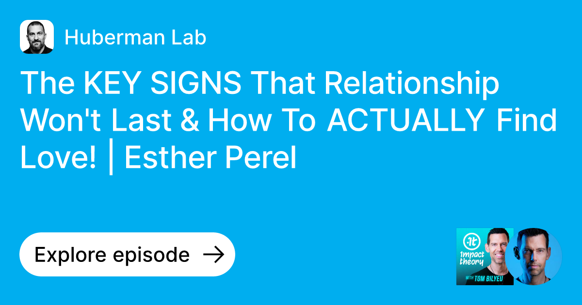 The KEY SIGNS That Relationship Won't Last & How To ACTUALLY Find Love ...