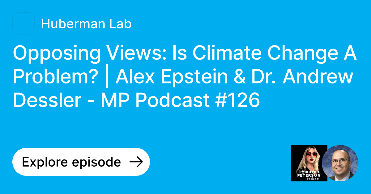 Episode: Opposing Views: Is Climate Change A Problem? | Alex Epstein ...