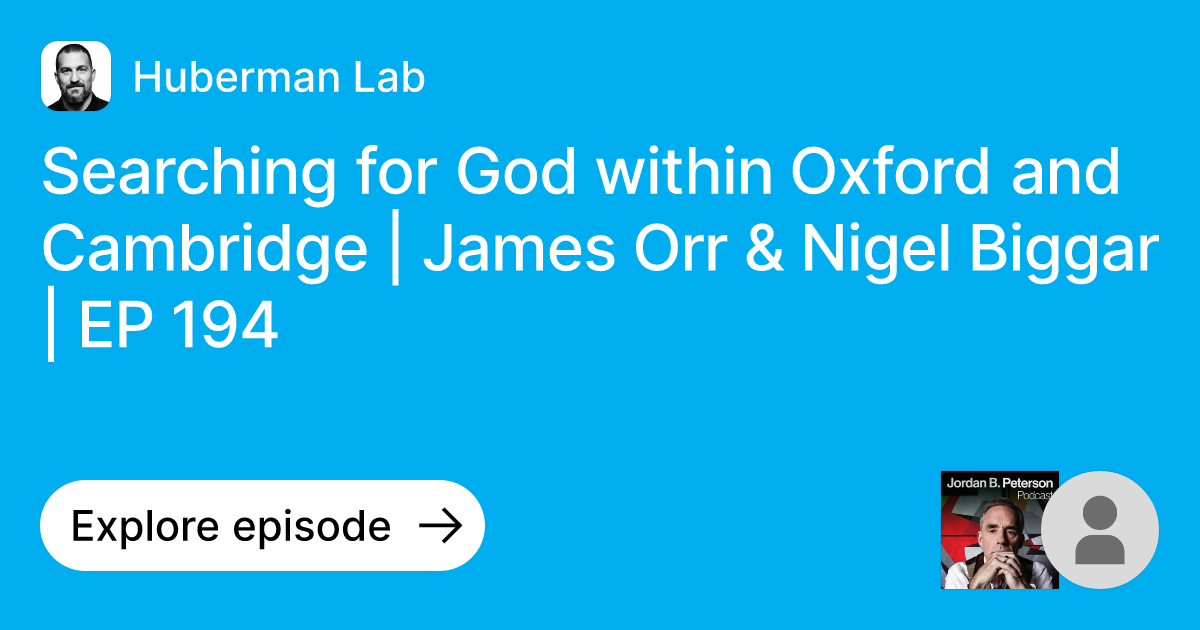 Episode: Searching for God within Oxford and Cambridge | James Orr ...