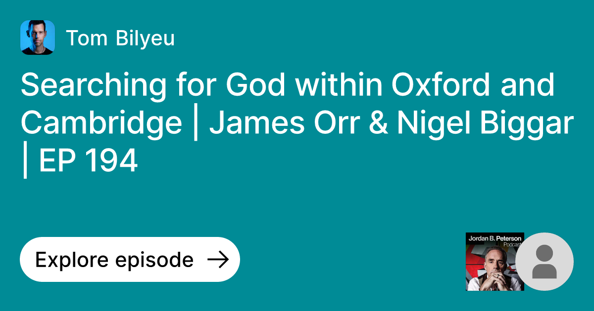 Searching for God within Oxford and Cambridge | James Orr & Nigel ...