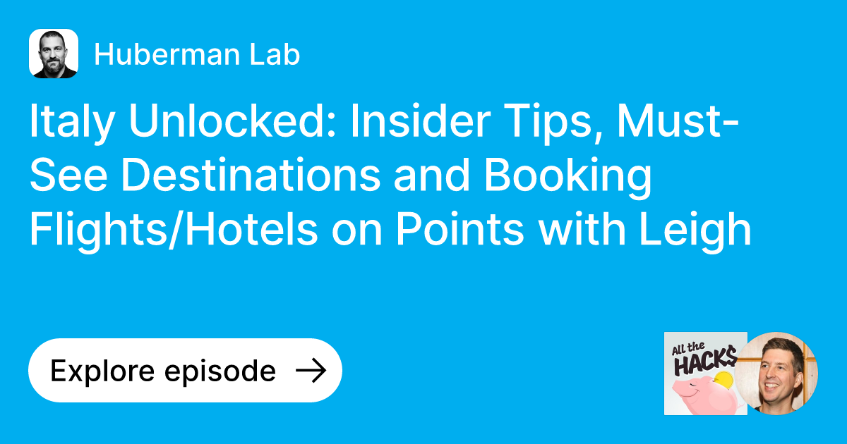 Episode: Italy Unlocked: Insider Tips, Must-See Destinations and ...