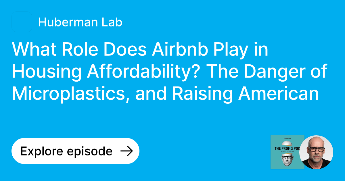 Episode: What Role Does Airbnb Play in Housing Affordability? The Danger of Microplastics, and ...
