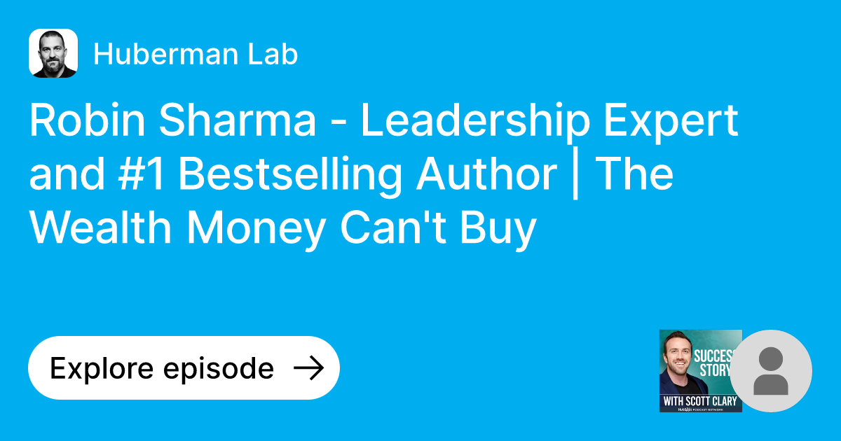 Episode: Robin Sharma - Leadership Expert and #1 Bestselling Author ...