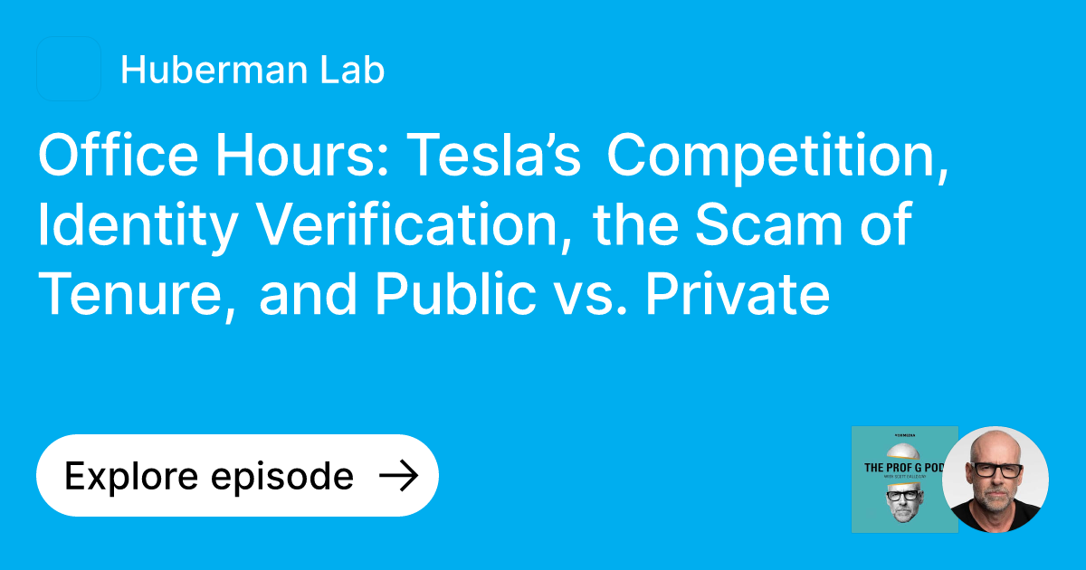 Episode: Office Hours: Tesla’s Competition, Identity Verification, the ...