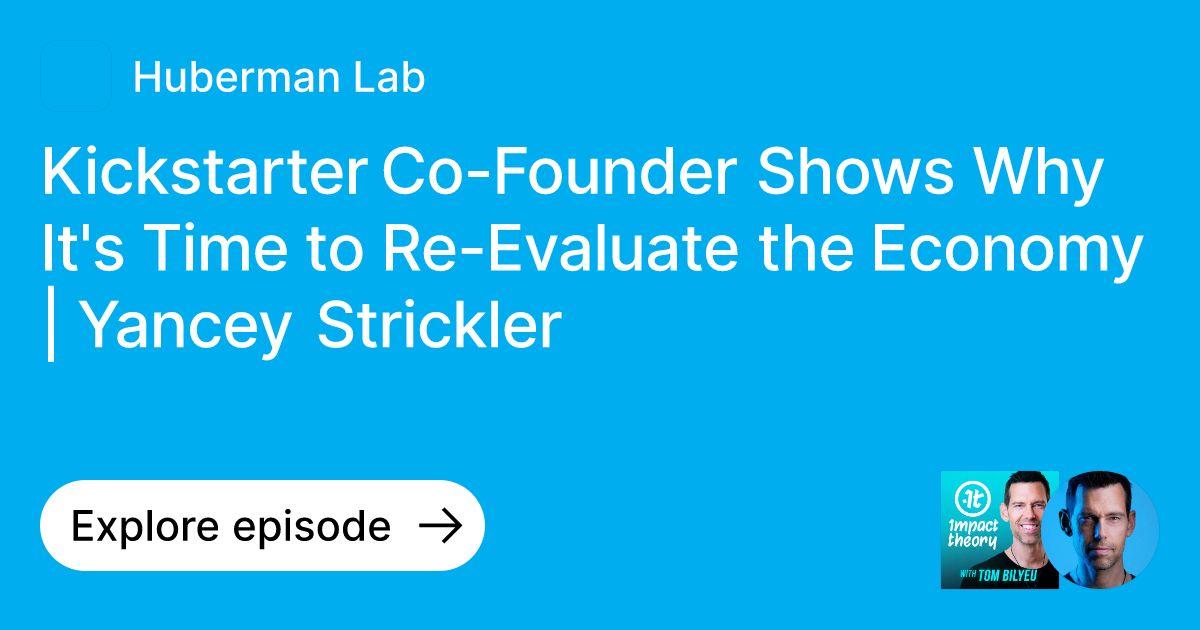 Episode: Kickstarter Co-Founder Shows Why It's Time to Re-Evaluate the ...