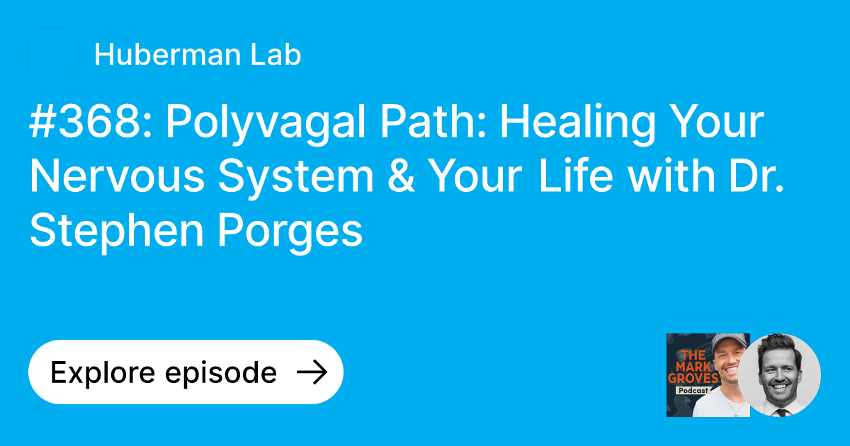 Episode: #368: Polyvagal Path: Healing Your Nervous System & Your Life ...