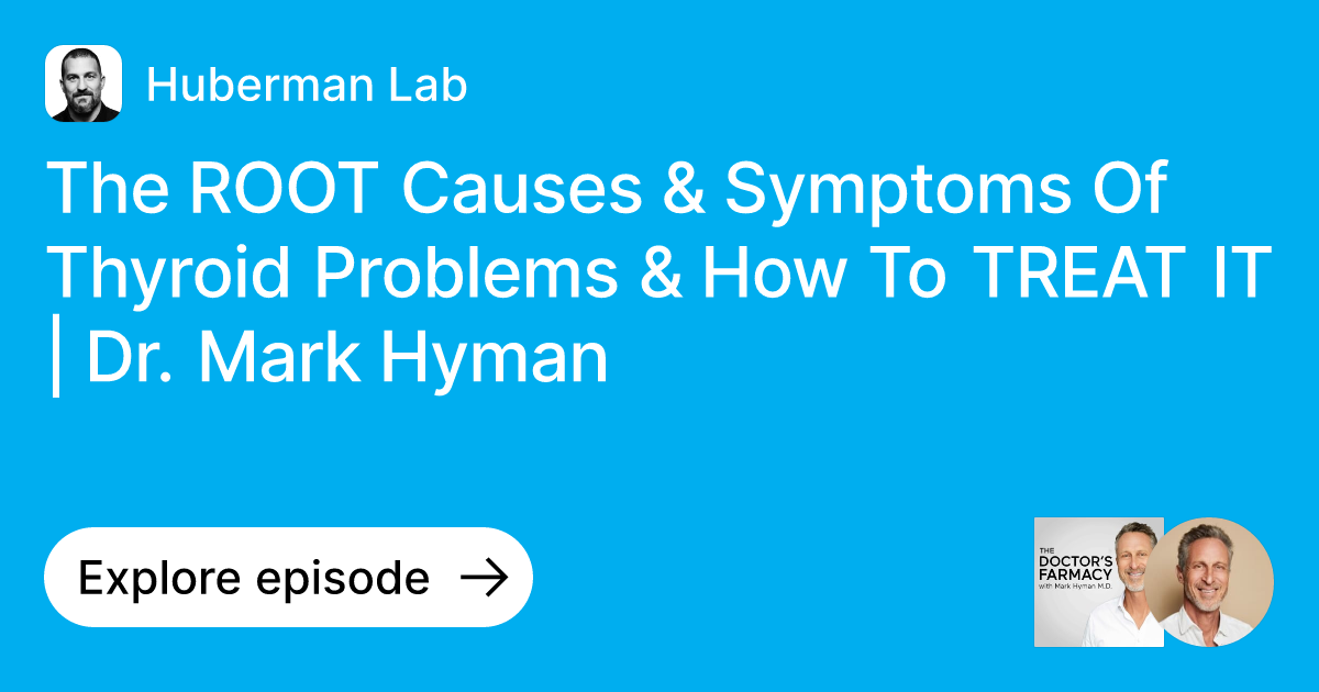 Episode: The ROOT Causes & Symptoms Of Thyroid Problems & How To TREAT ...