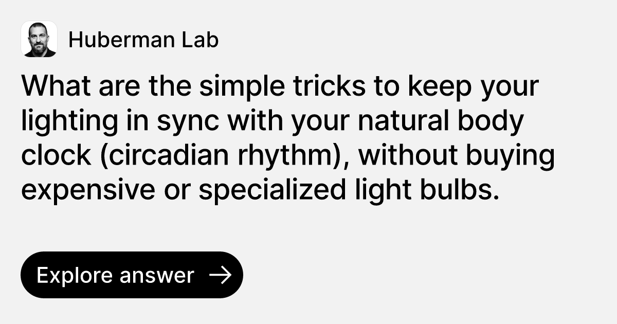 What are the simple tricks to keep your lighting in sync with your ...