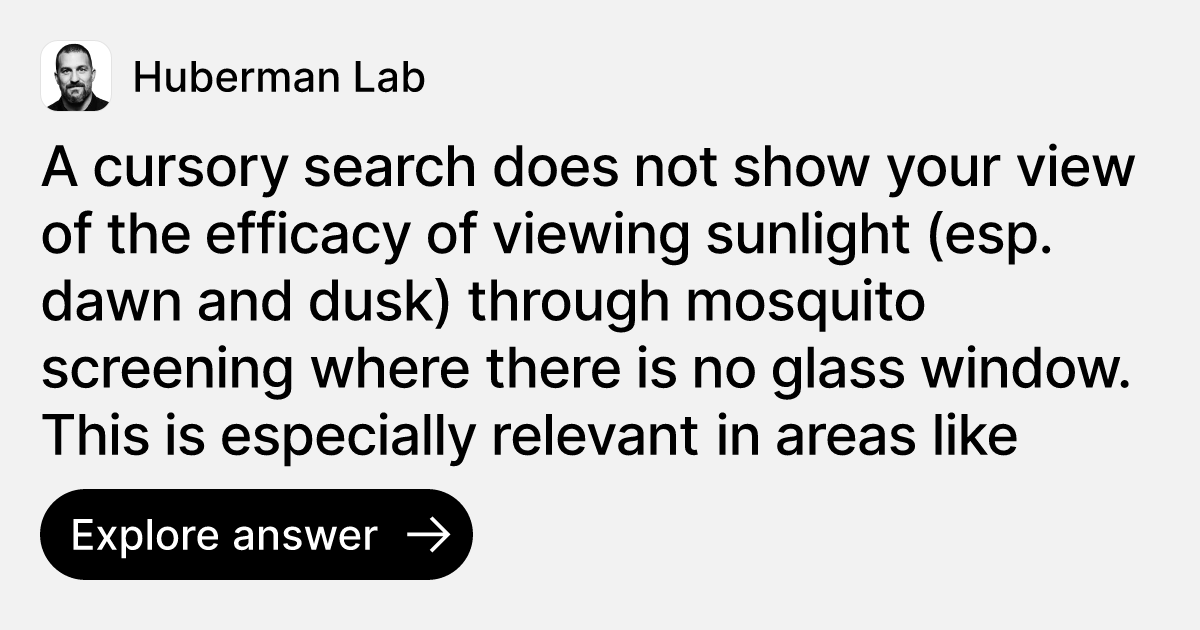 A cursory search does not show your view of the efficacy of viewing ...